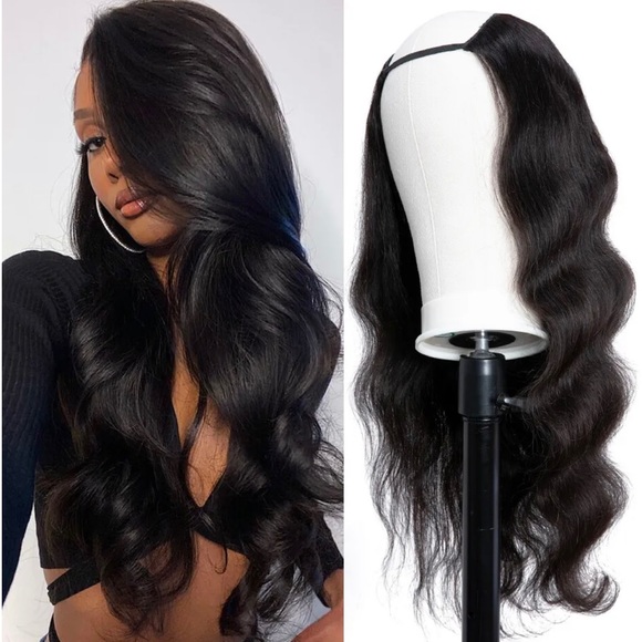 Hair | Synthetic Blend With Human Body Wave Wig | Poshmark